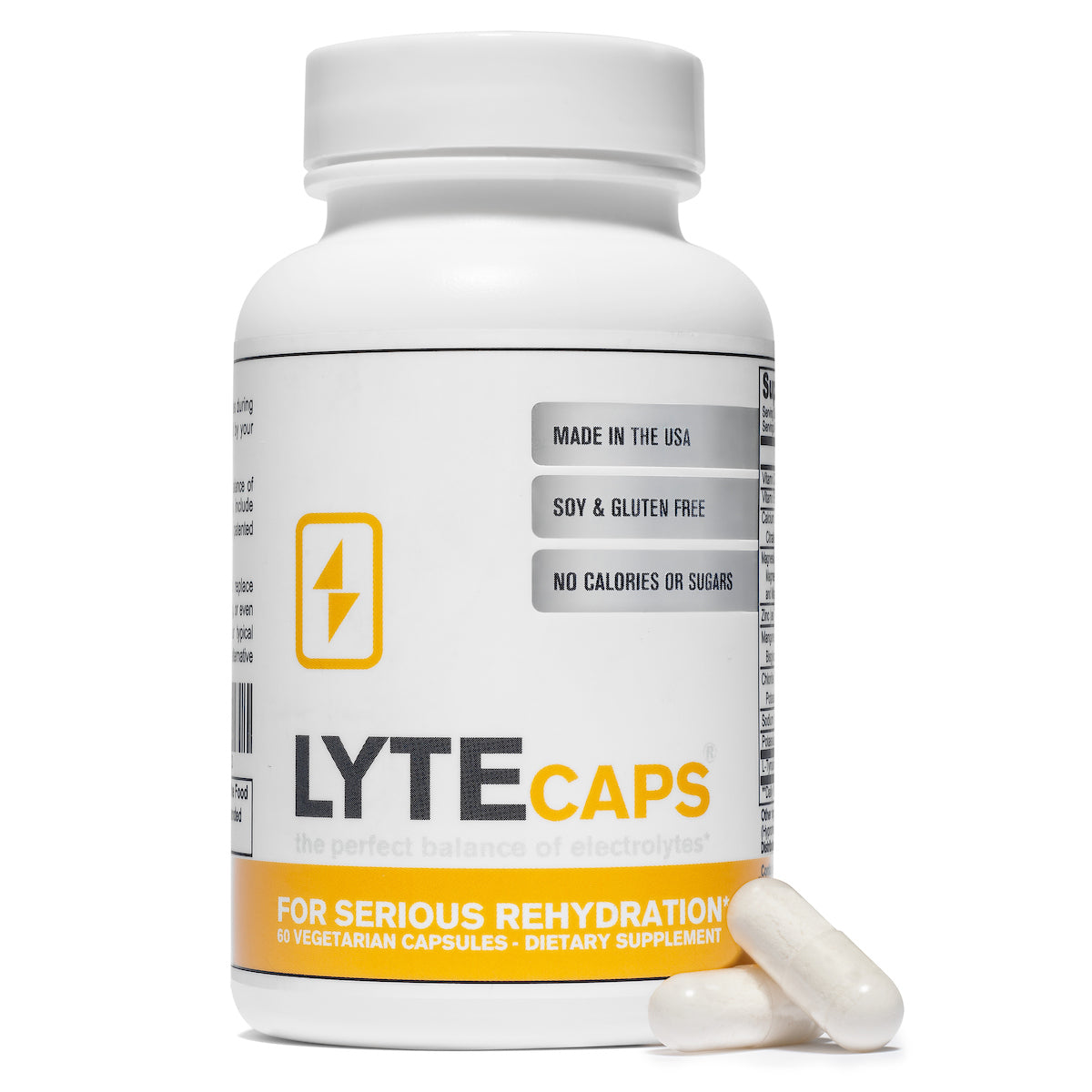 LyteCaps Electrolyte Capsules - 1 Bottle (30 Servings) – LyteLine.com